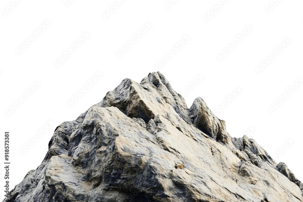Rocky mountain isolated on transparent background cut out, rocky ...