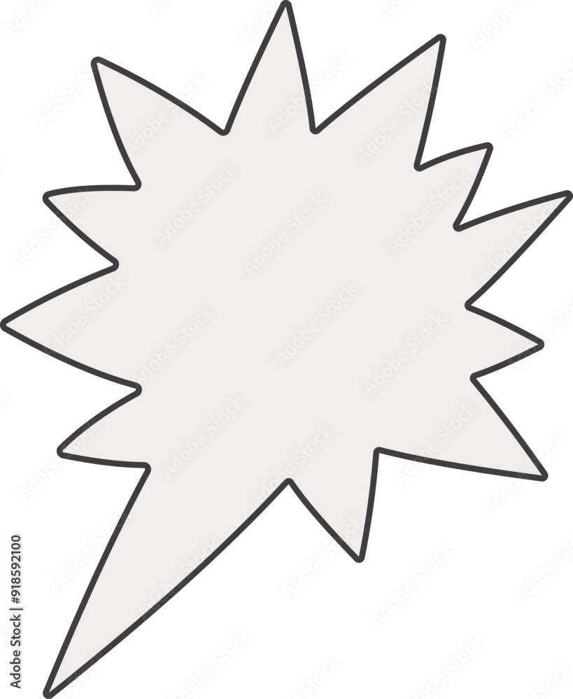 Comic text message box vintage speech bubble Stock Vector | Adobe Stock