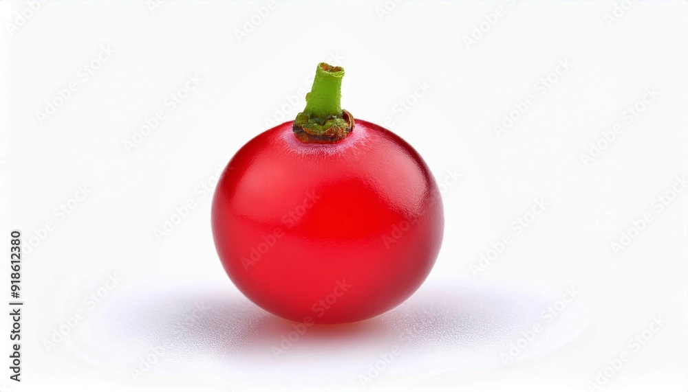 Ruby Red Perfection: A single, glistening wineberry pops against a ...