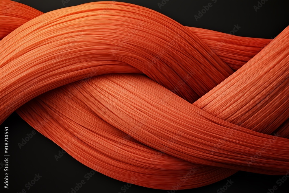 Closeup of the muscle fibers in the transverse colon, showing the ...