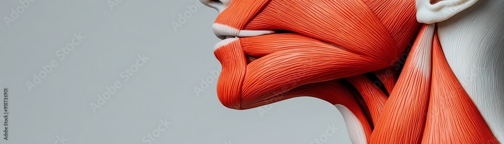 Closeup of the muscles of the larynx, emphasizing their role in ...