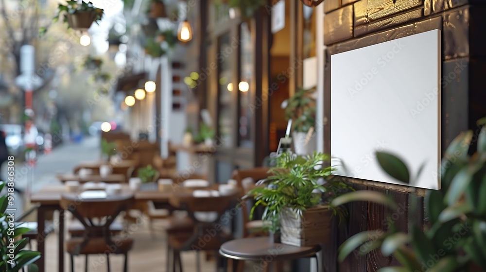 Blank store sign design mockup isolated Clear shop signage template ...