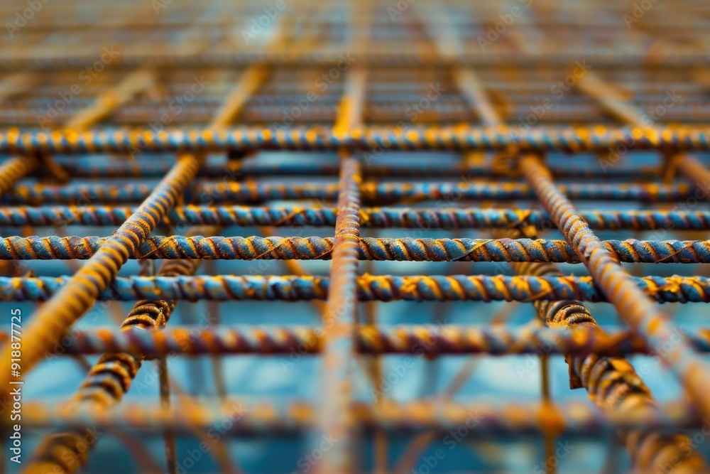 BRC wire mesh or fabric used in floor slab construction available in ...