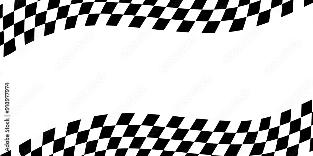 Race checker flag background. Finish check rally backdrop. Wavy ...
