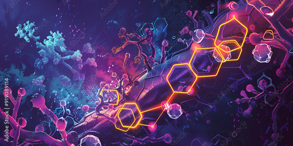 Hexagonal technology, molecular structure, atomic bonding, polymer ...