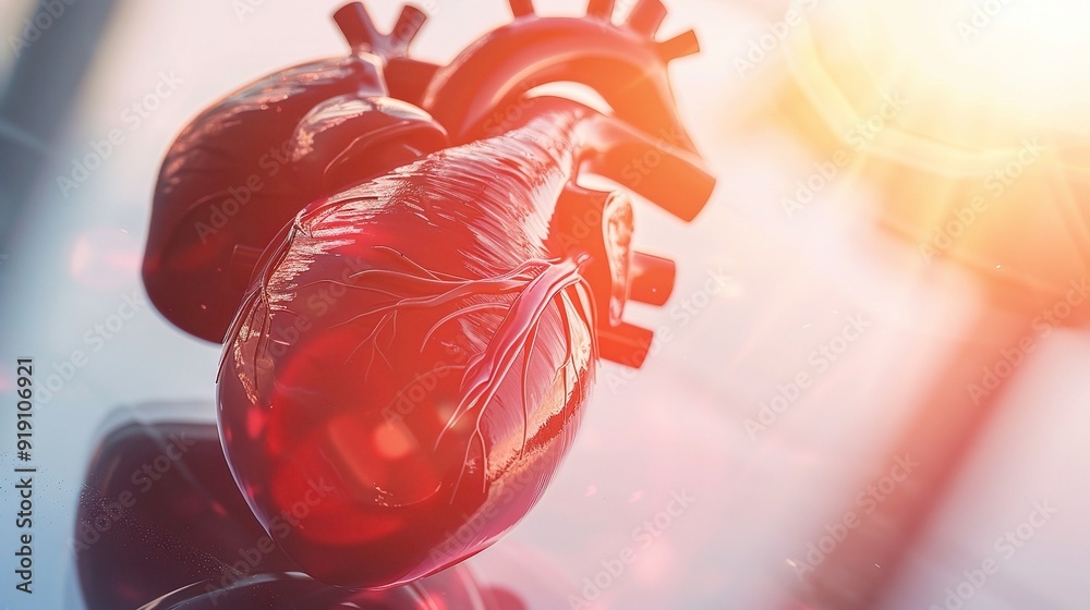Medical Illustration of Arrhythmia: Complex Heart Rhythm Disorder ...
