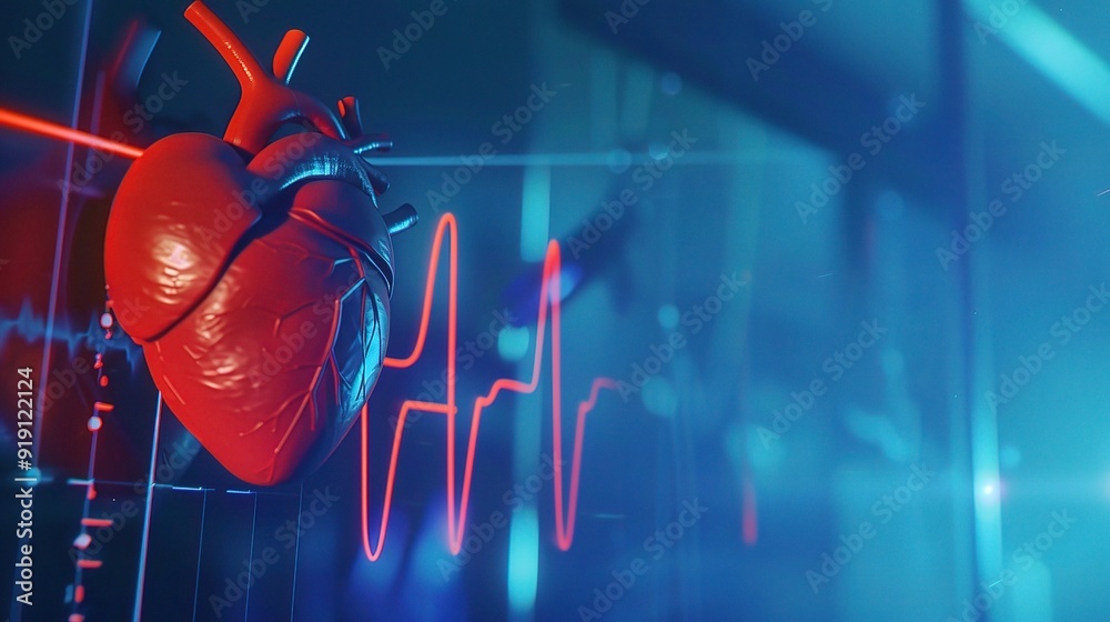 Ilustración de Stock Medical Illustration of Arrhythmia: Complex Heart ...