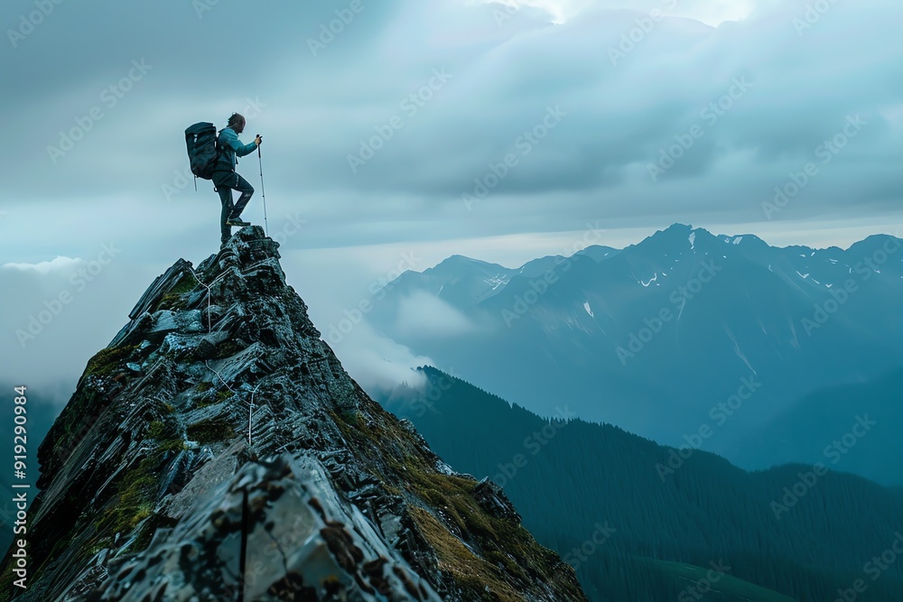 Foto de Stock Risk-taker, fearless entrepreneur, daring adventure ...
