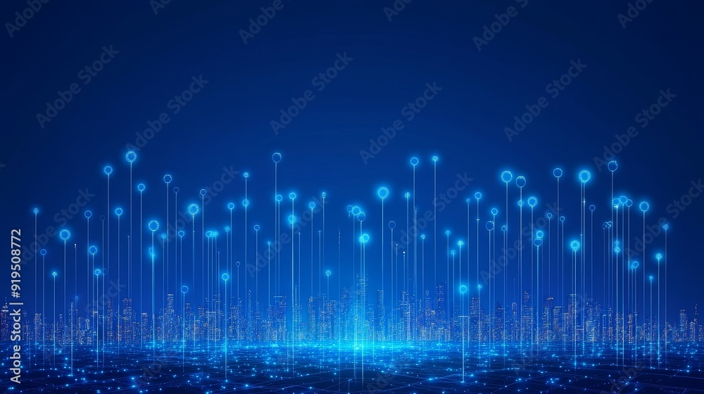 The Nocturnal Data Flows wallpaper features city lights captured by a ...