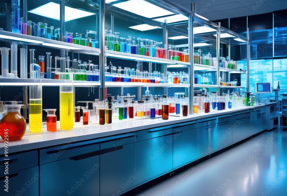 showcasing innovative laboratory instruments dynamic chemical reactions ...