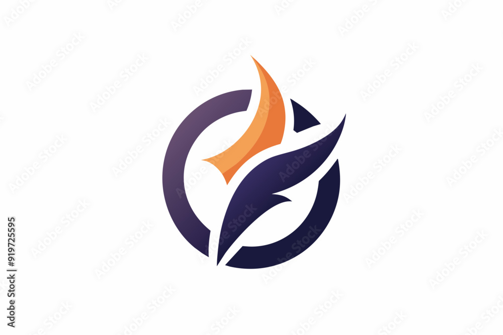 Exam vector silhouette design with abstract shapes and negative space ...