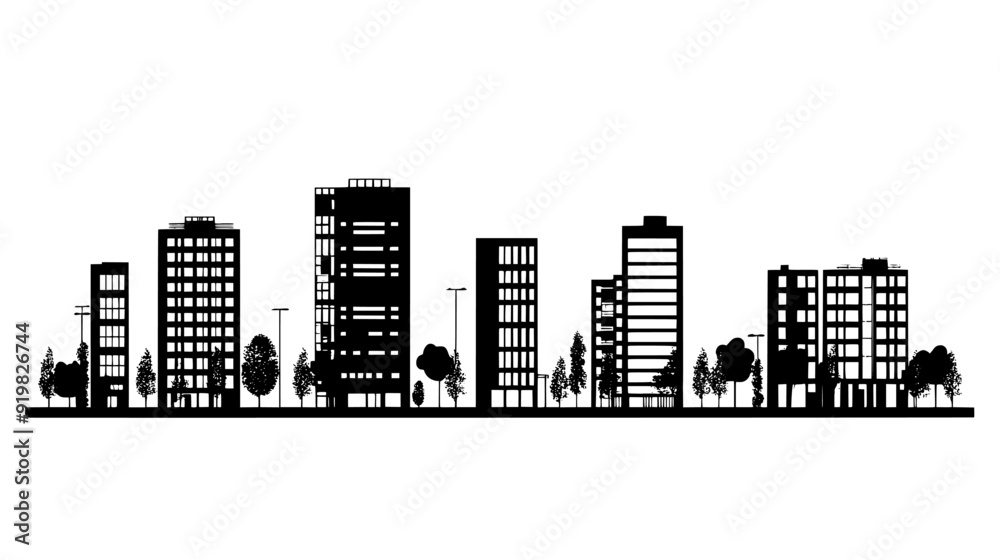 Schematic of a mixed-use development, incorporating residential ...
