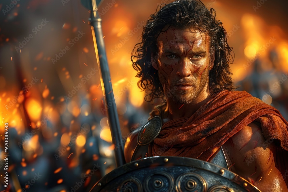 Ares, god of war in greek and roman mythology, embodying combat and ...