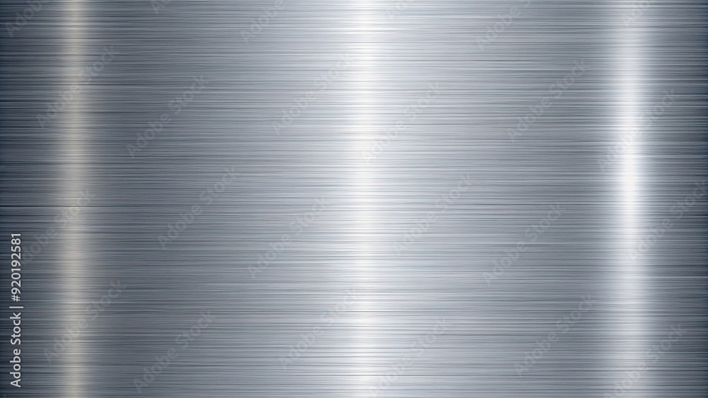 Brushed aluminum background with a sleek, modern look, metallic, shiny ...
