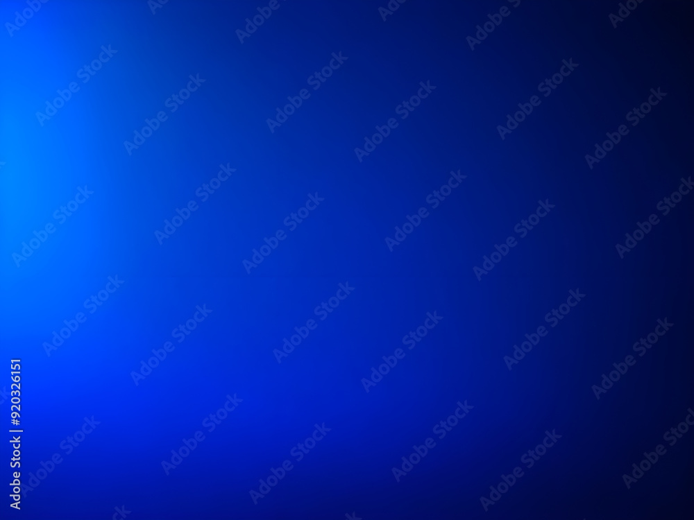 Blue gradient background grainy glowing blue light on dark backdrop ...