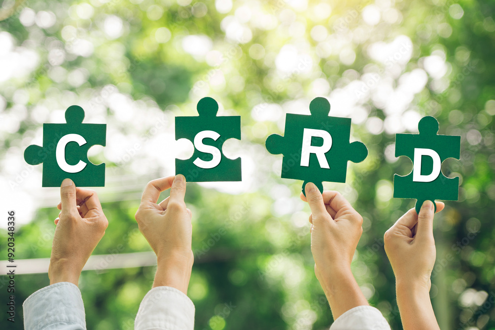 Corporate Sustainability Reporting Directive (CSRD) Concept. The ...