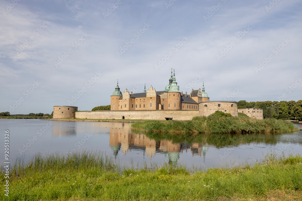 Kalmar Castle is located where Kalmar's harbor was located in the ...