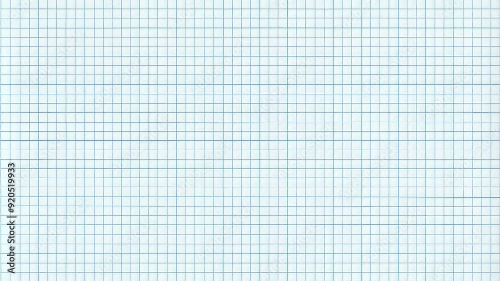 White graph paper with light blue grid lines and subtle texture ...