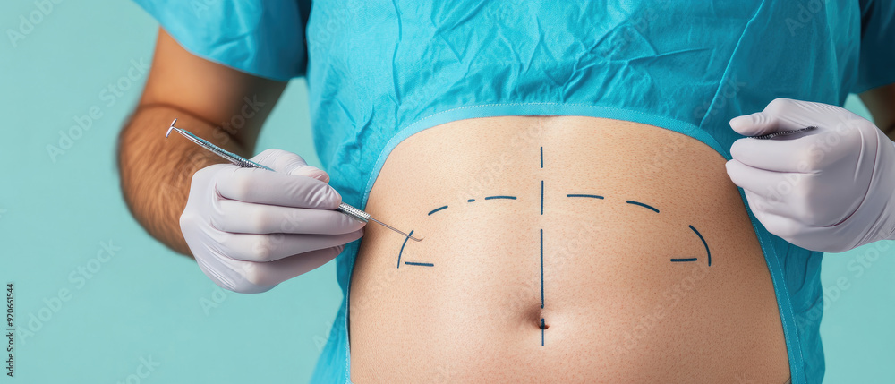 Surgical Preparation for Abdominal Procedure, medical professional ...