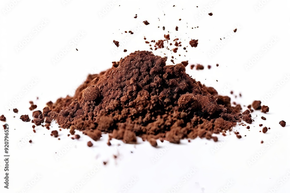 Photo Stock soil granules a cluster of small soil granules scattered on ...