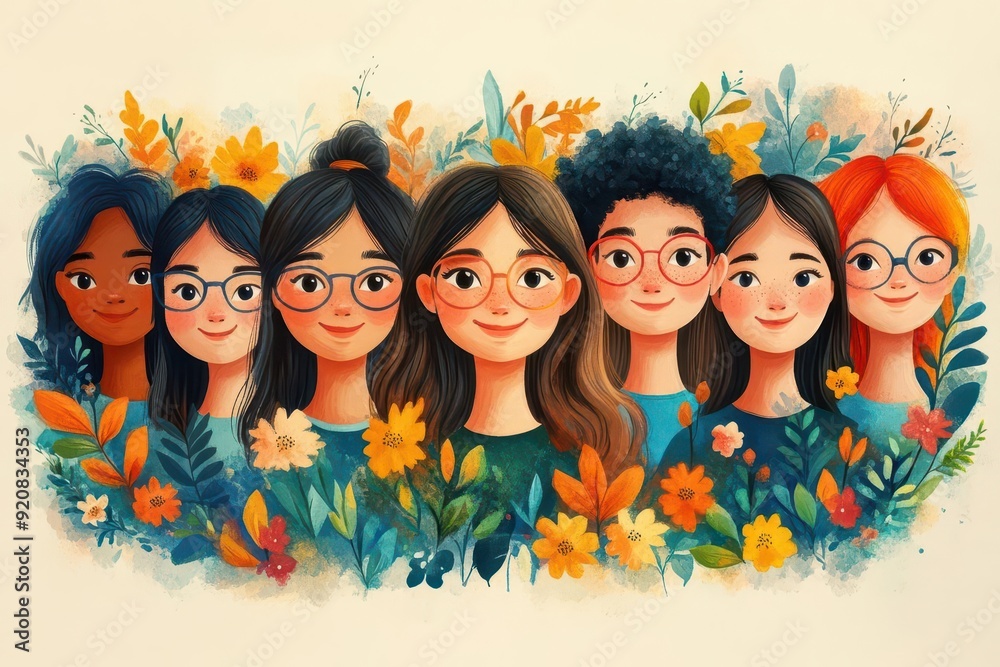 heartwarming illustration promoting autism awareness featuring diverse ...
