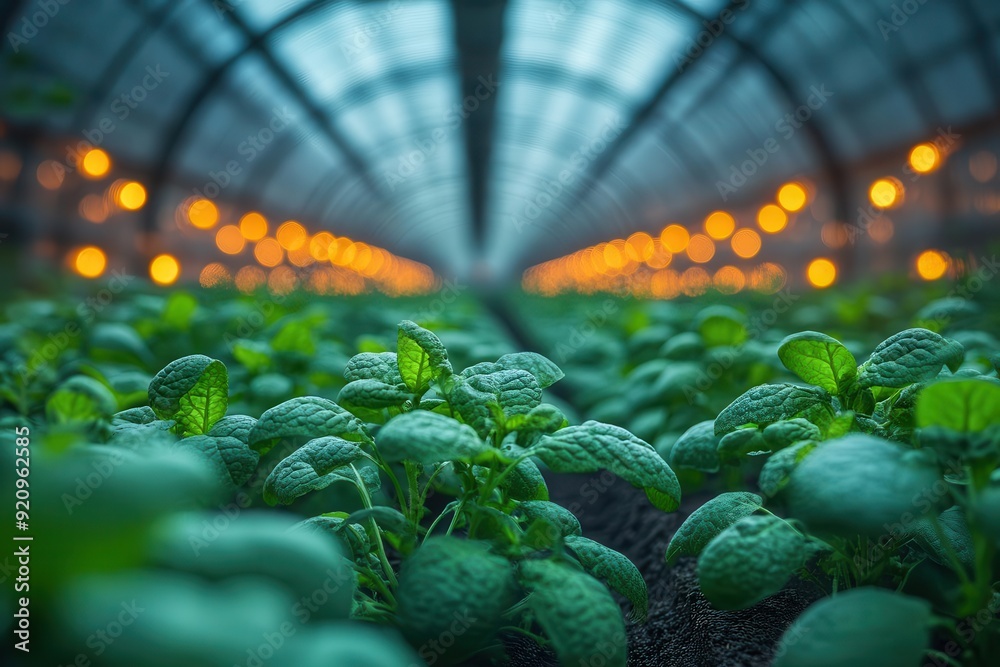 hightech agricultural oasis advanced drip irrigation system robotic ...