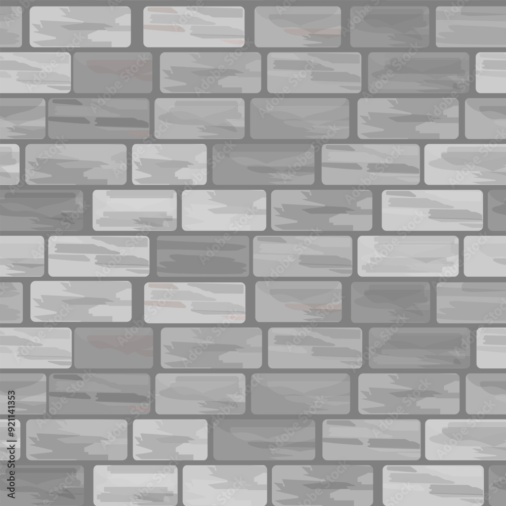 Brick texture. Rough brick background. Old brick wall drawing. Gray ...