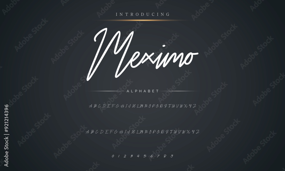 Calligraphy Signature Font Handwritten script brush font type for ...
