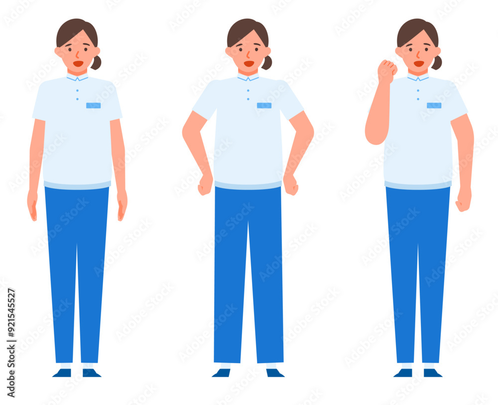 Working Woman. Concept for Problem Solving. Woman cartoon character ...