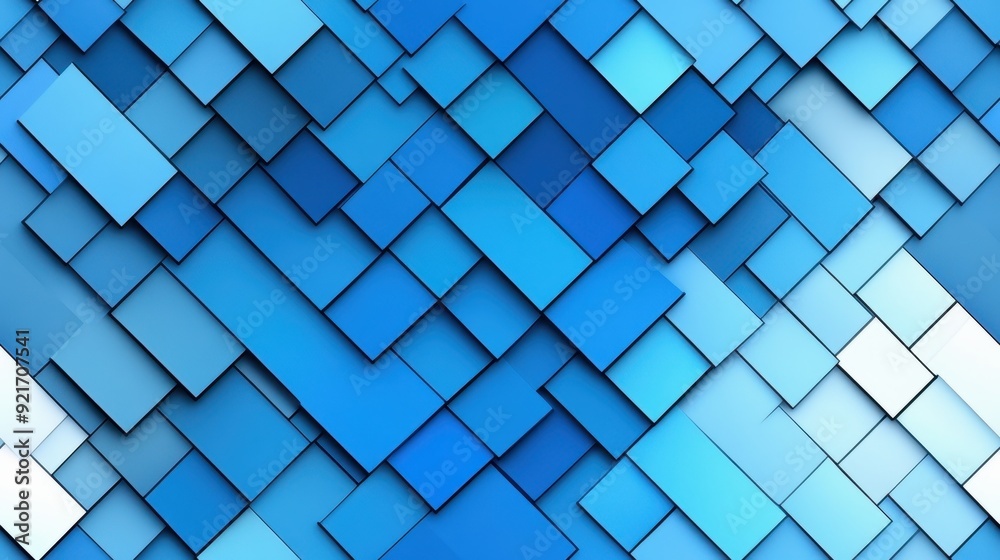 seamless pattern, Blue gradient diamond pattern, with each diamond ...