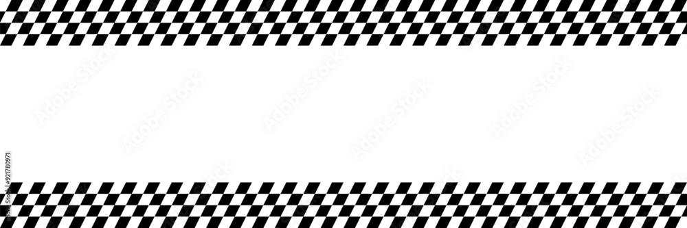 Race checker flag seamless pattern. Black and white rally texture ...