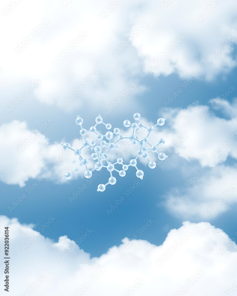 Cloud Molecules, Water Vapor, Molecular Interaction, H2O, Condensation ...
