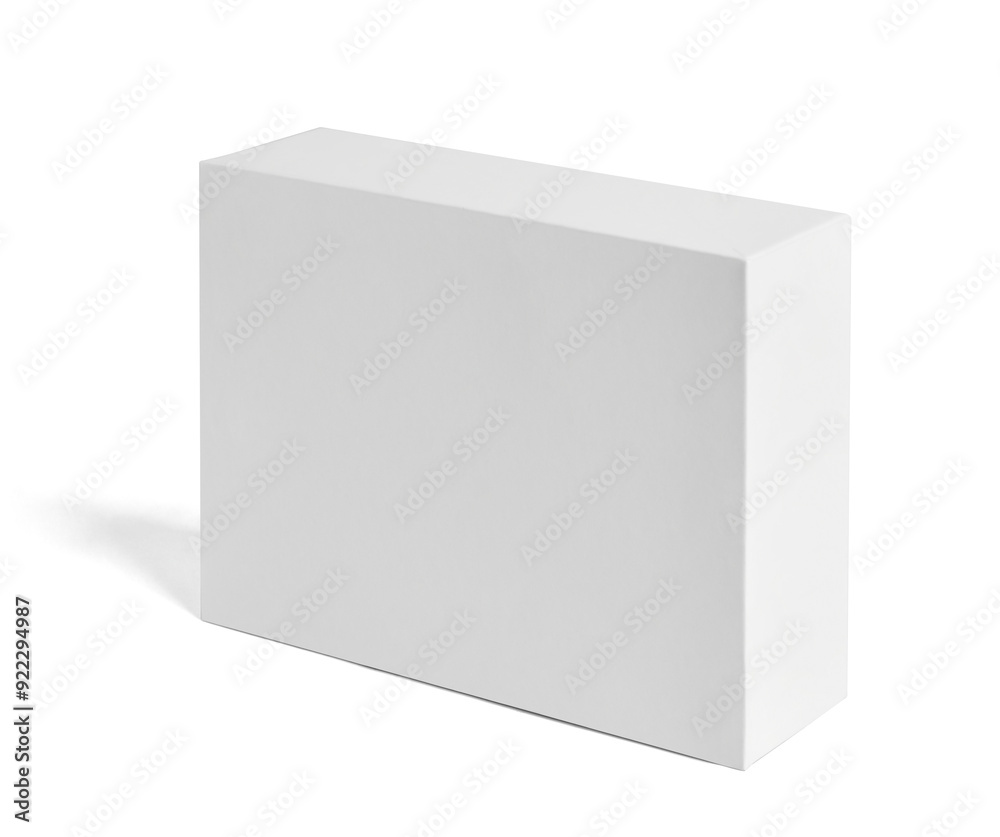 white box package mock up template product background design container ...