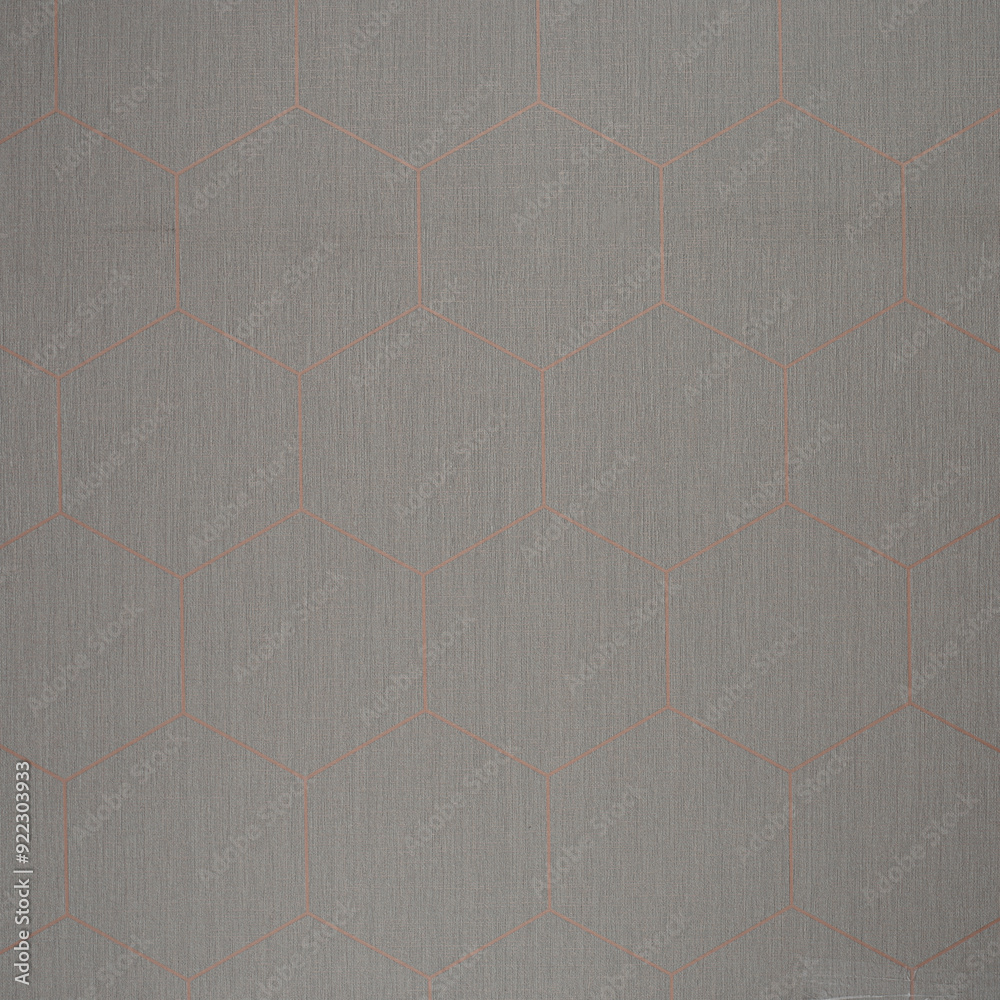 Grey Hexagon Tile Texture with Subtle Fabric Look - High-Resolution ...