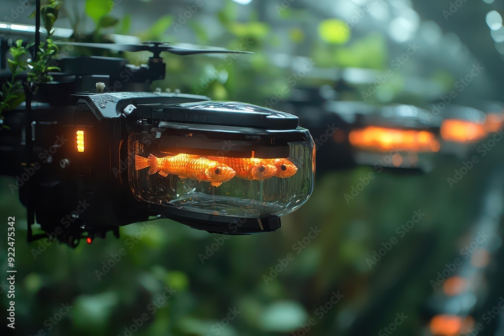 sustainable fish farm meets alien ecosystem bioluminescent tilapia ...