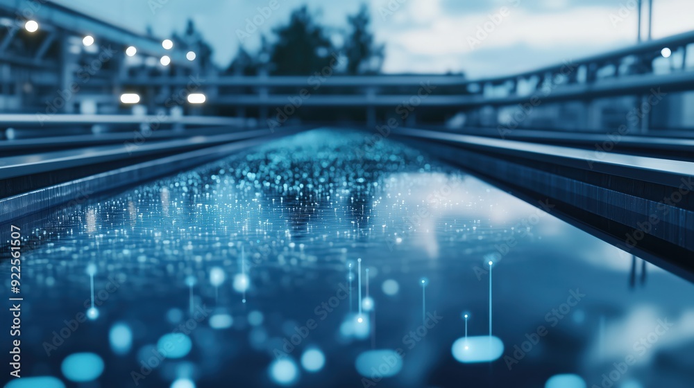 Smart leak detection, sustainable water management. Digital drop ...