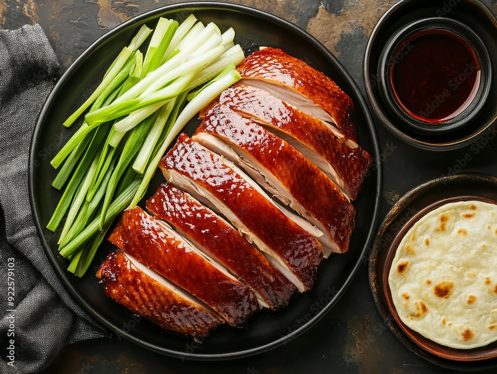 Foto de Stock Peking Duck. The most popular Chinese dishes. A famous ...