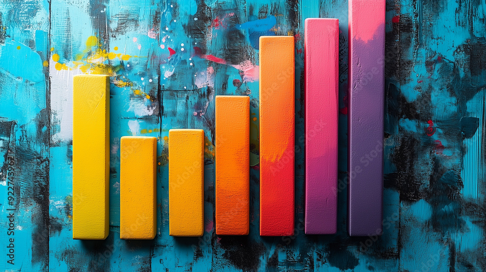 A stacked bar chart comparing the revenue streams of a company over ...