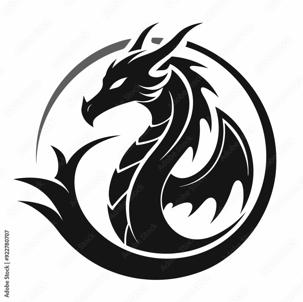 Dragon logo, esport logo, esports logo, dragon symbol, red dragon ...