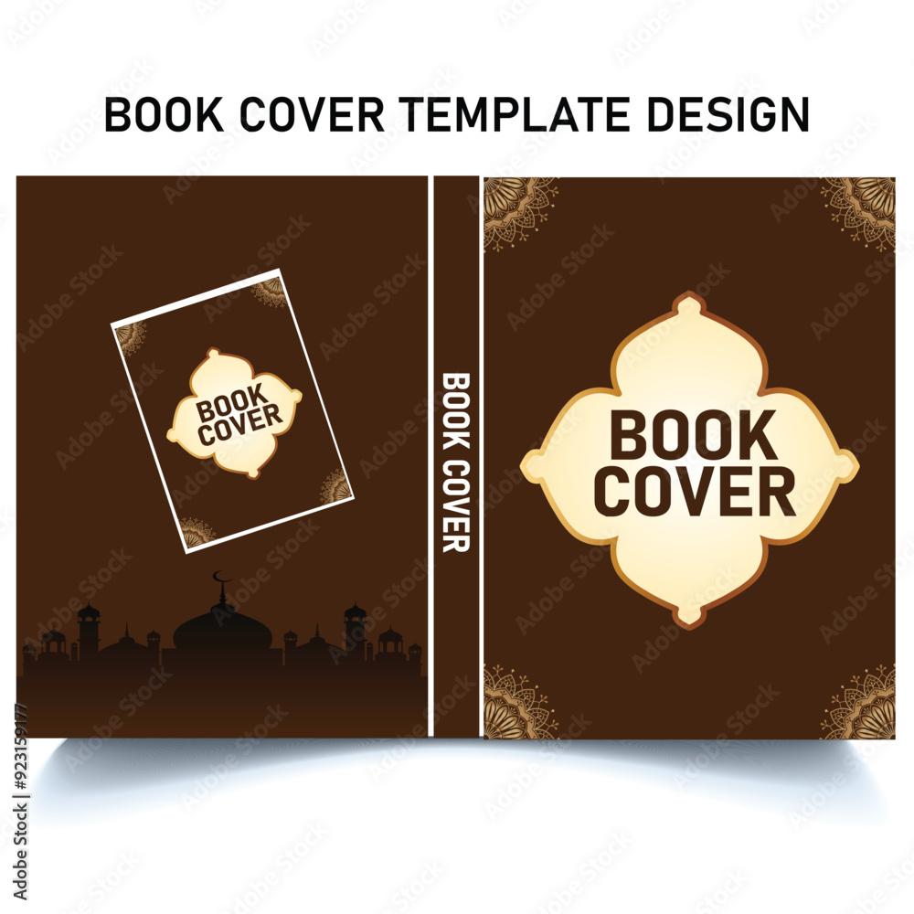 Islamic Arabic Book Cover Template Design, Islamic kitab, history ...