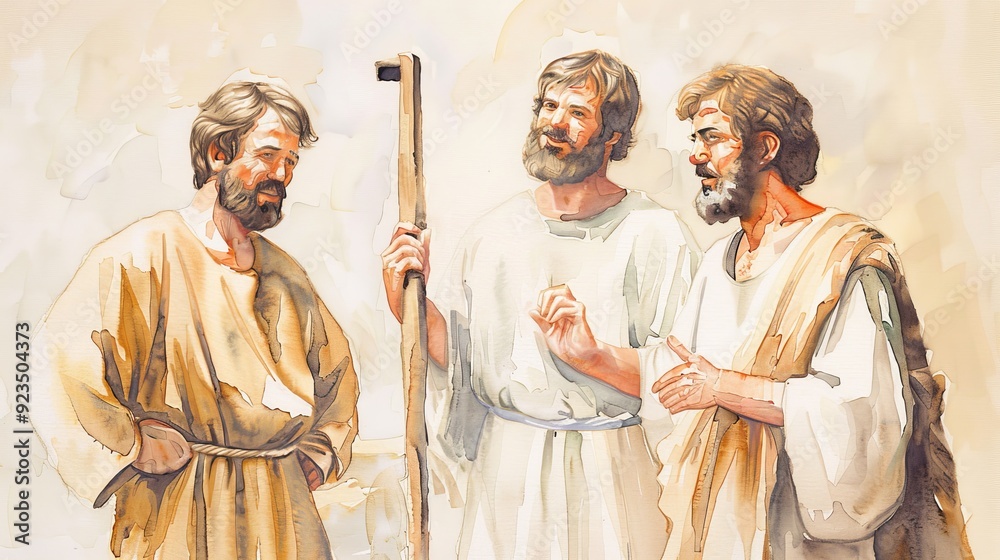 Biblical Illustration of Apostle James the Less with Fullers Club ...