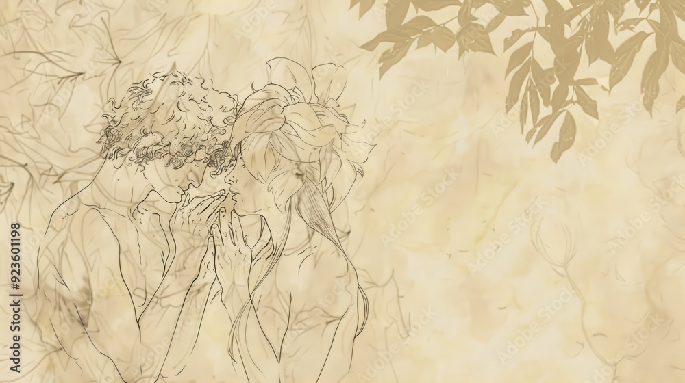 Genesis,Cain and Abel:Biblical illustration of Adam and Eve mourning ...