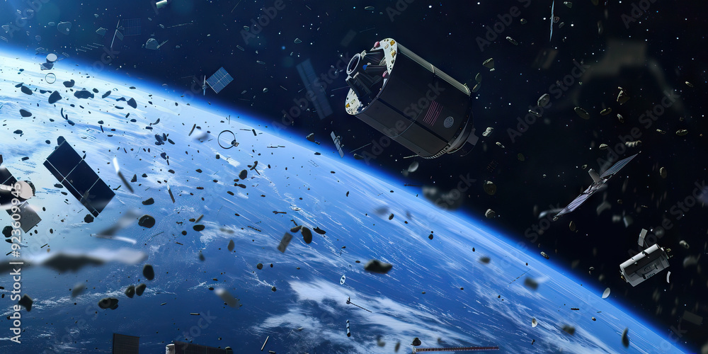 Space debris is the orbital minefield of technology, endangering ...