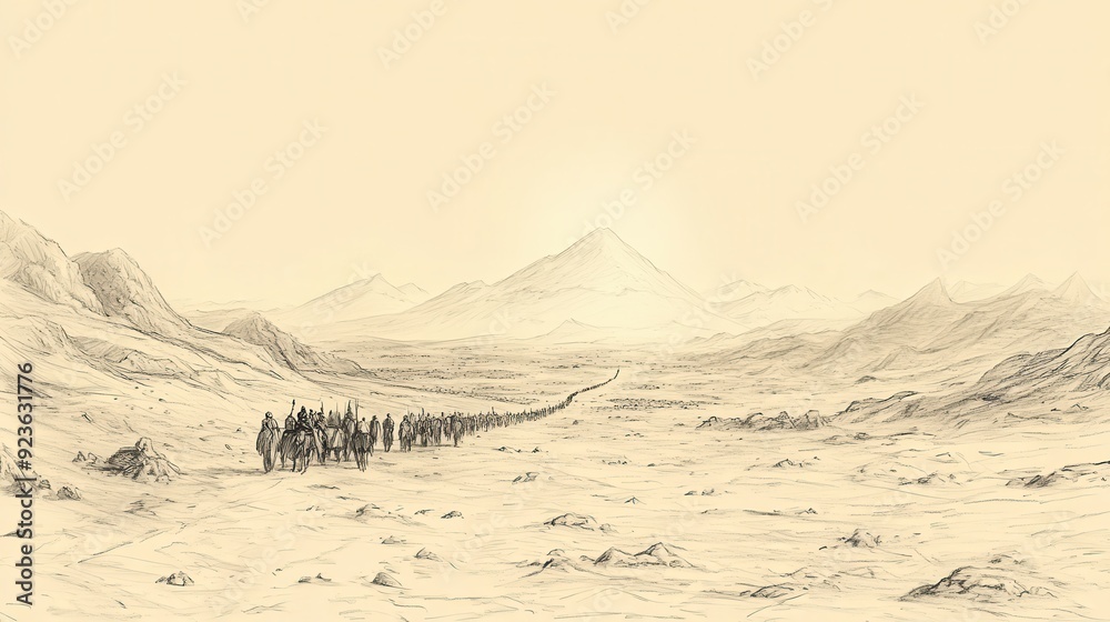 Exodus:The Command to Leave Sinai, Exodus Story: Panoramic View of ...