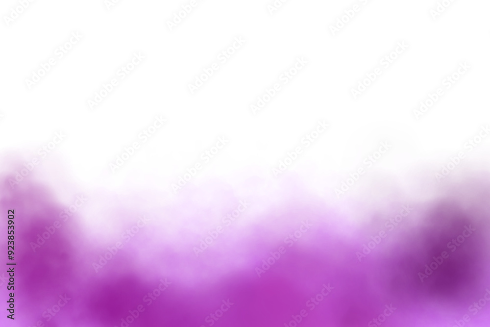 Purple poisonous fog and dust in mystical Halloween night, eerie smoke ...