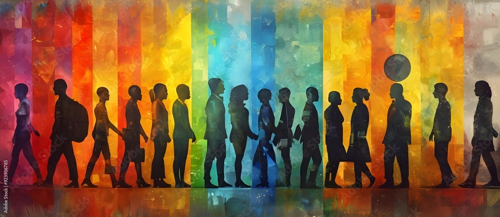 human rights art Stock Illustration | Adobe Stock