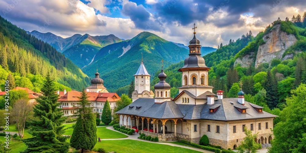 Serenely nestled at the foot of Caraiman, the historic Orthodox ...