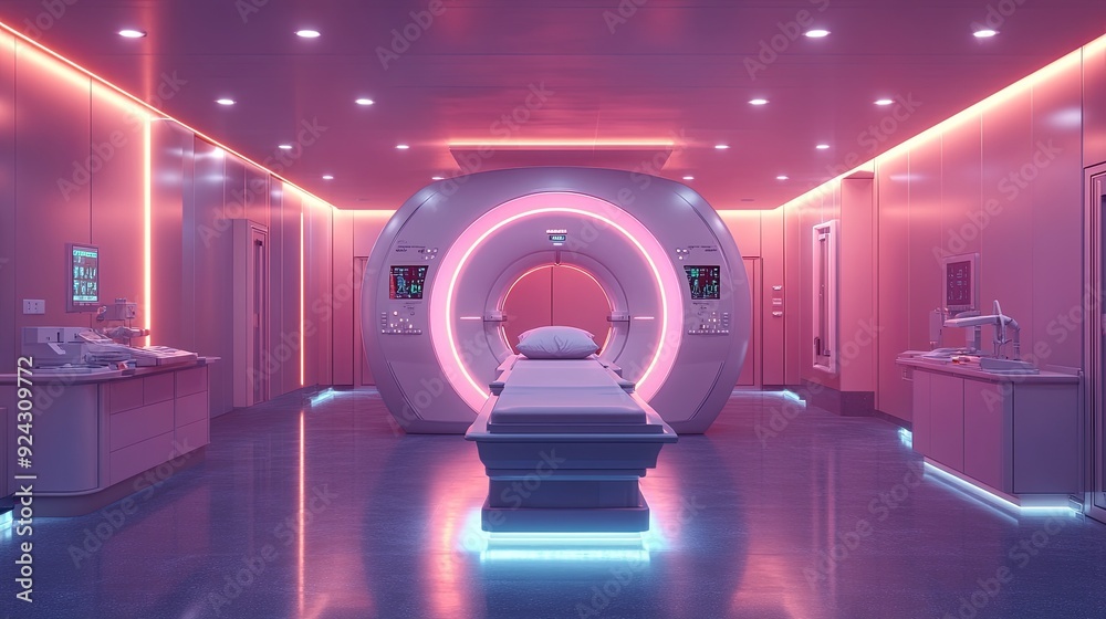 advanced diagnostic imaging center, CT scan and MRI machines, soft ...