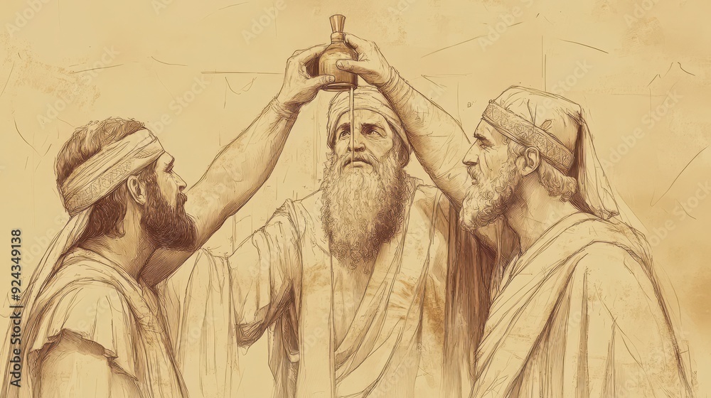 Bible Wall Art of Leviticus, The Ordination of Aaron and His Sons ...