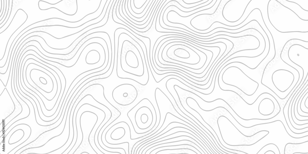 Pattern with grid lines seamless topography counter map. abstract sea ...